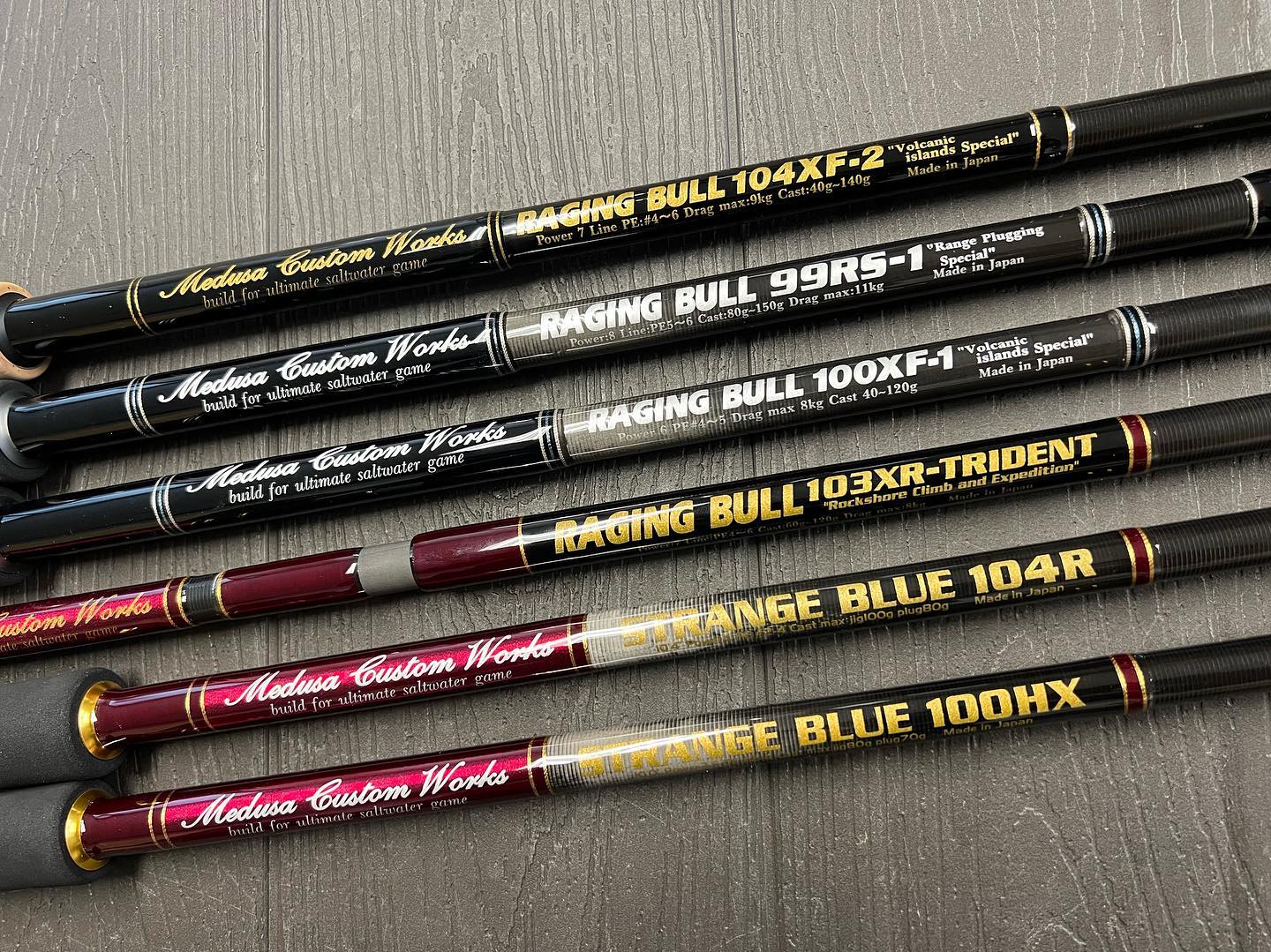 MC works′ 【RAGING BULL】 104XF-2 SP,99RS-1 STD,100XF-1 STD,103XR-TRIDENT ...