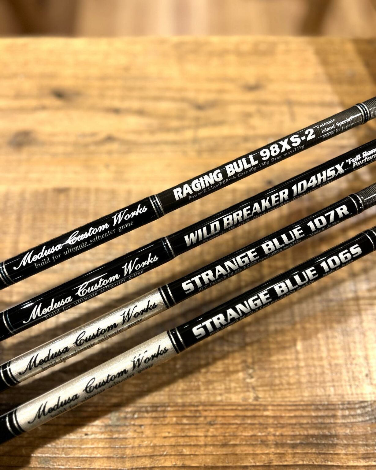 MC works‘ 【RAGING BULL98XS-2 STD】 【WILD BREAKER104HSX STD】 【STRANGE BLUE 107R SP】 【STRANGE BLUE ...